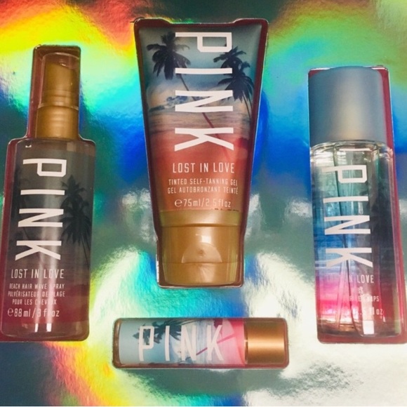 PINK Victoria's Secret | Other | Vs Pink Lost In Love Set Body Hair ...